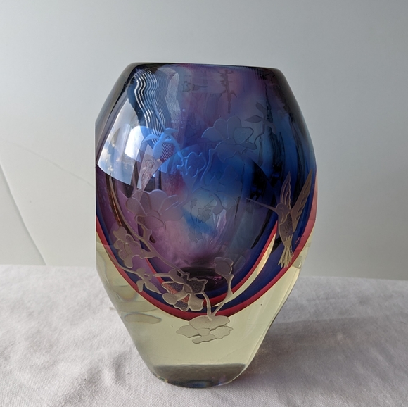 Mireau Crystal Company | Accents | Perry Coyle Art Glass Multicolor ...